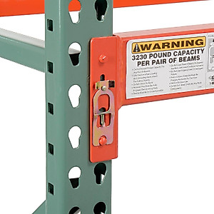 Global Industrial Teardrop Pallet Rack Starter, 48"W X 42"D X 144"H