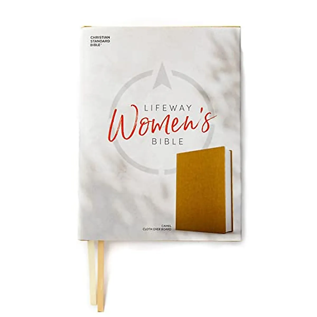 CSB Lifeway Women's Bible, Camel Cloth Over Board, Black Letter, Single-Column, Wide-Margins, Devotions, Articles, Word Studies, Character Profiles, Easy-to-Read Bible Serif Type