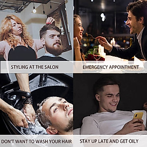 Hair Styling Natural Look Volumizing & Texturizing Hair Powder with Flexible Hold - 1.05oz Easy to Apply Texture Powder for Men, No Oil/Greasy/Residue