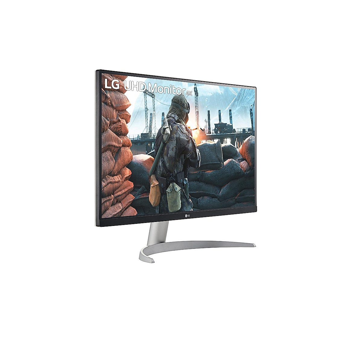 LG 27UP600-W 27" 4K UHD IPS Monitor, DCI-P3 95%, 5ms (GTG), HDMI, VESA DisplayHDR 400, AMD FreeSync, Black Stabilizer, OnScreen Control, Reader Mode, White