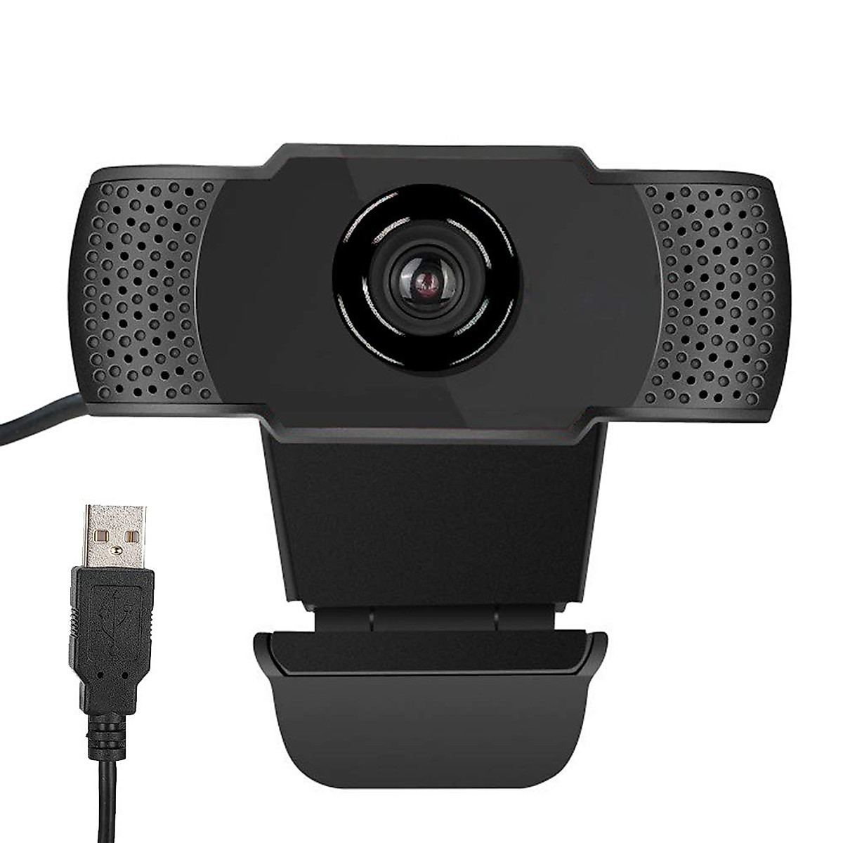 1080p Computer Webcam - Built in Noise Reduction Microphone - USB Free Drive - Plug and Play - for Video Calling, Conferencing, Gaming