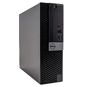 Dell Optiplex 7050 Desktop Computer PC, Intel Quad-Core i5, 2TB HDD Storage, 16GB DDR4 RAM, Windows 10 Pro, DVD, WiFi, New 24in Monitor, Wireless Keyboard and Mouse (Renewed)