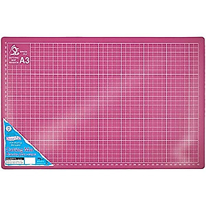 Scrappin' Gear Self-Healing A3 Cutting Mat with Grids, 12-Inch x 17.75-Inch