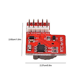 FOSA DS1307 Module Precision RTC Real Time Clock Memory Module Time Clock Module for 3/2 Model B