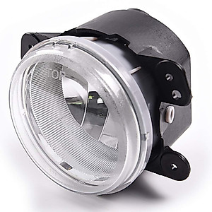 PIT66 Front Bumper Fog Light, Compatible With 11-14 Dodge Charger/10-18 Dodge Journey/11-13 Jeep Grand Cherokee/10-18 Jeep Wrangle/14-16 Jeep Cherokee, Fog Light Lamp Accessories, faros antiniebla