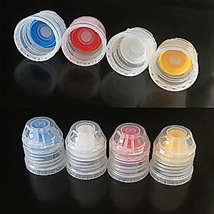 ZAYOIZY 4pcs Mini Honey Squeeze Bottle Refillable Condiment Container Dispenser with Flip Top, Camping/Travel Size Leakproof Bottles for Syrups, Ketchup, Salad Dressing, Cooking Oils