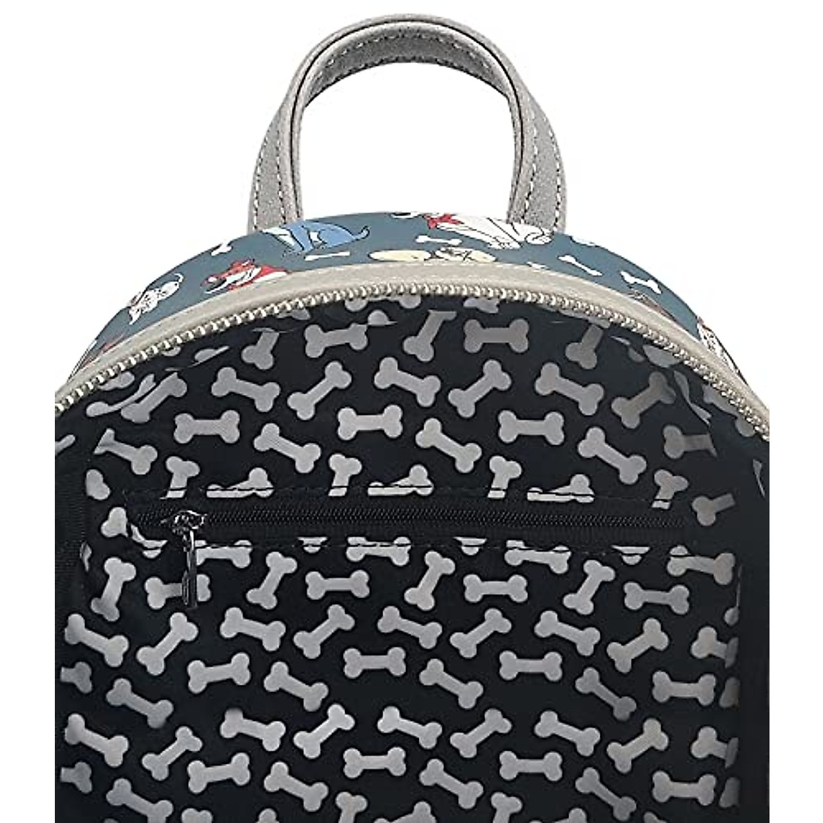 Loungefly Disney Dogs Mini-Backpack Handbag All Over Print Lady Tramp Dalmatians