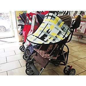 Manito Sun Shade for Strollers and Car Seats (Black) UPF 50+