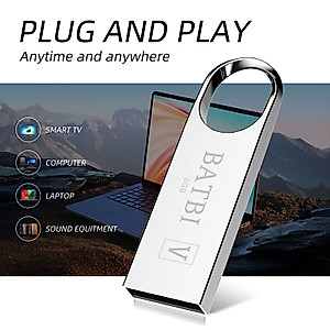 USB Flash Drive 5 Pack 8GB Flash Drives Thumb Drive, 2.0 Memory Stick with Zinc Alloy Design, Jump Drive Pendrive for Data Storage and Backup, Gift USB Disk Zip Drive