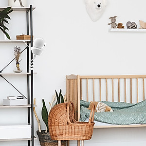 oioaahkeo Baby Monitor Mount for Babysense Video Baby Monitor V43 and HD S2 Camera (White,1Pack)