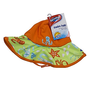 SwimWear Baby Swim Diaper and Hat Set, 12 Months, Unisex