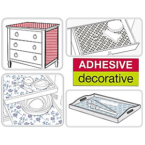 Smart Design Adhesive Shelf Liner - 18 in x 20 ft Roll - Easy Cut, Peel, and Self Stick Decorative Vinyl Film - Cabinet, Drawer, Countertop, Table, Dresser Cover - Kitchen - Midnight Marble