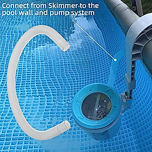 1.5" X 3ft Pool Skimmer Hose Replacement for Intex Above Ground Pool Skimmer Pump Transfer Hose Part # 10531 25016