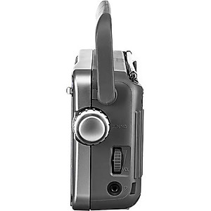Panasonic Portable AM/FM Radio with Best Reception, Led Tuning Indicator, Compact Size + 4 AA Batteries