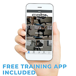 COBA Board GLUTE Trainer - Full Home Workout System, Core & Booty Exercise Machine, Portable Home Gym Resistance Band Full Body Trainer