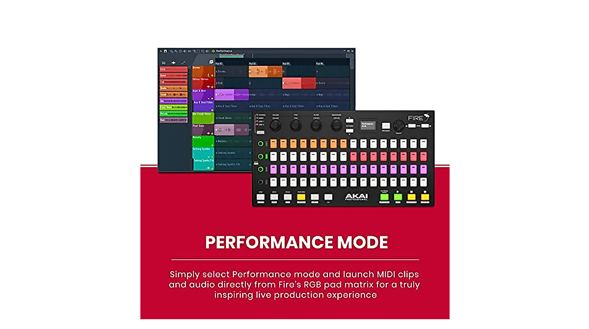 AKAI Fire Controller for FL Studio - 64 RGB Pads & MIDI Control