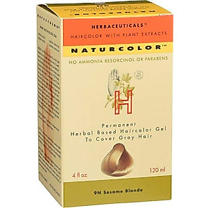 naturcolor Haircolor - Sesame Blonde Hair Dye, 4 Fl Oz (9N)