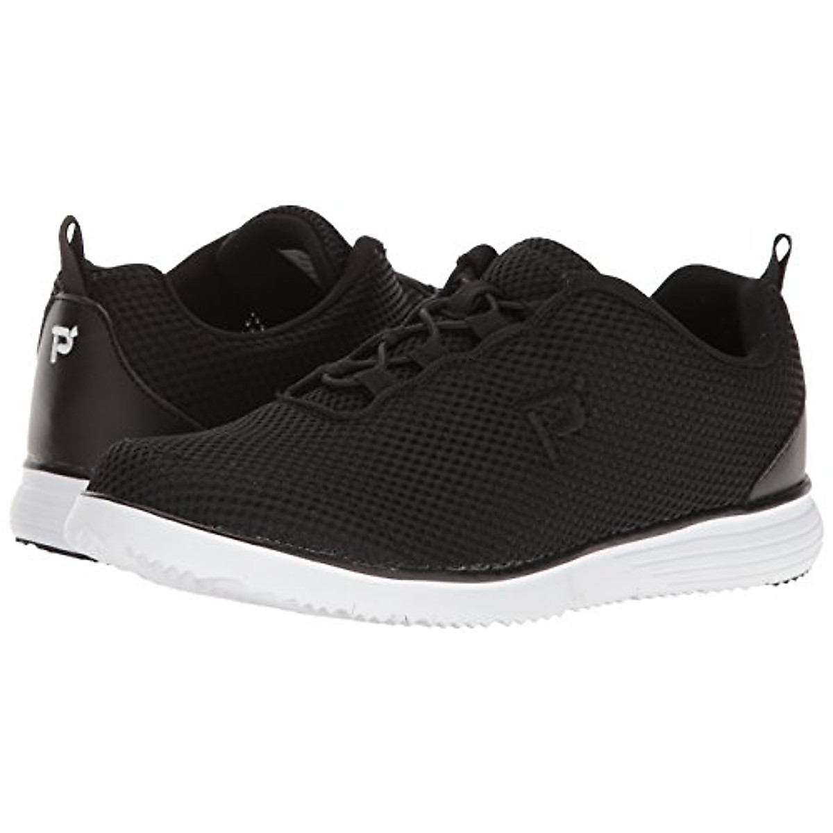 Propét Women's TravelFit Prestige Walking Shoe, Black, 10 2A US