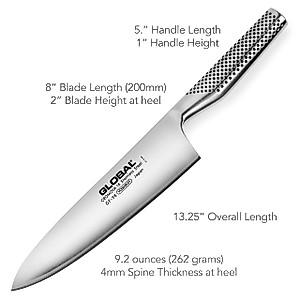 Global Model X Chef's Knife & Paring Knife Set - 2 Piece