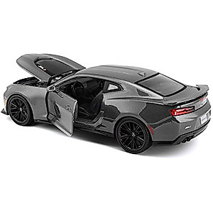 Maisto 1:24 Scale Assembly Line 2017 Chevrolet Camaro ZL1 Die-Cast Vehicle, Black