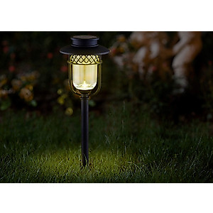 Classy Caps GL1101 High Performance Solar Landscape Light, Black