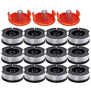 AF-100 Spool Replace AF100 AF-100-3ZP AF-100-BKP Compatible with GH900 GH600 GH610 String Trimmer 30ft 0.065" Trimmer Line Replacement Spool Refills (12 + 3 Pack) by TOPEMAI