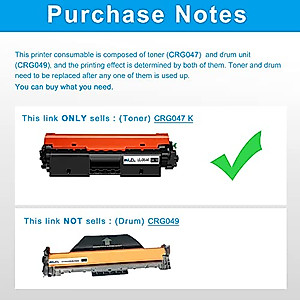 LCL Compatible Toner Cartridge Replacement for Canon 047 CRG047 CRG-047 2164C001 imageCLASS LBP113w LBP112 MF112 MF113w i-SENSYS LBP113w LBP112 MF112 MF113w (1-Pack Black)