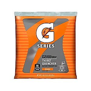 Gatorade 03970 nstant Powder Packet, 21 oz, Orange, Standard (Pack of 32)