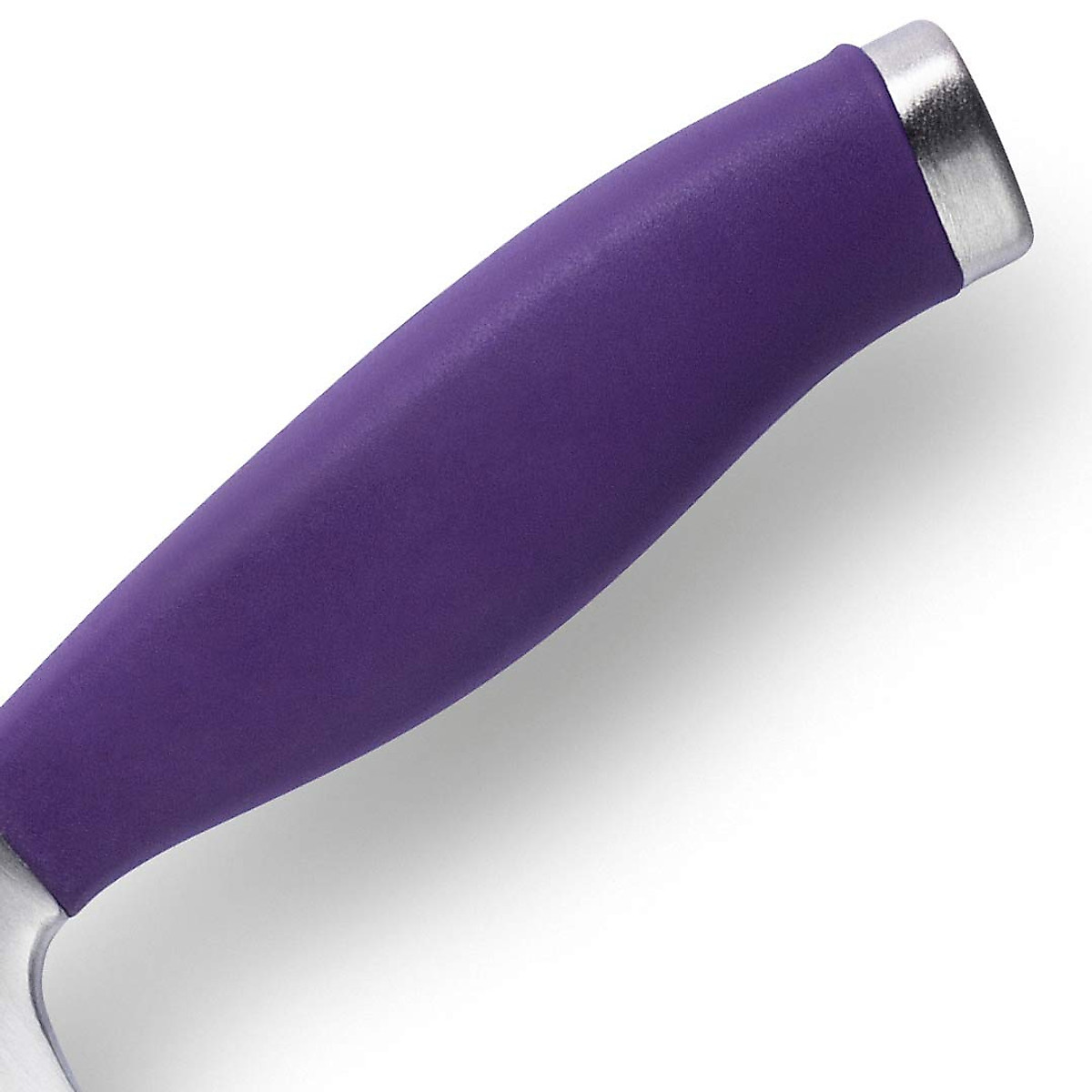 Taylors Eye Witness Syracuse Kitchen Knife 3pce Set - Paring 8cm/3.5”, Chefs 15cm/6” & Cooks All Purpose 13cm/5” Cutting Edge. Ultra Fine, Razor Sharp Blade. Soft Textured Grip Purple Colour Handle