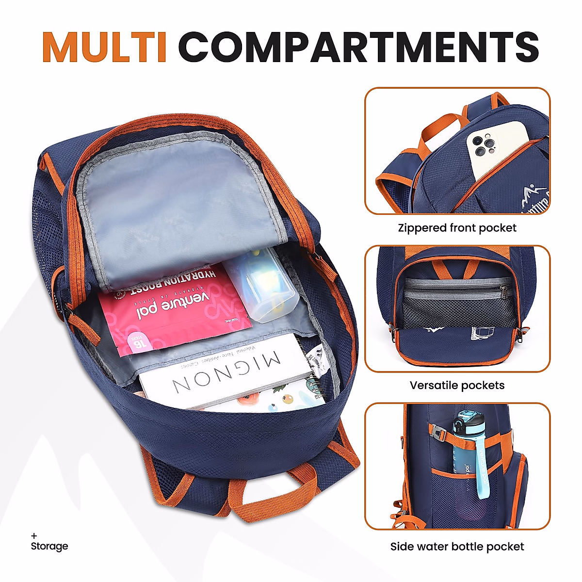 Venture Pal 35L Ultralight Lightweight Packable Foldable Travel Camping Hiking Outdoor Sports Backpack Daypack