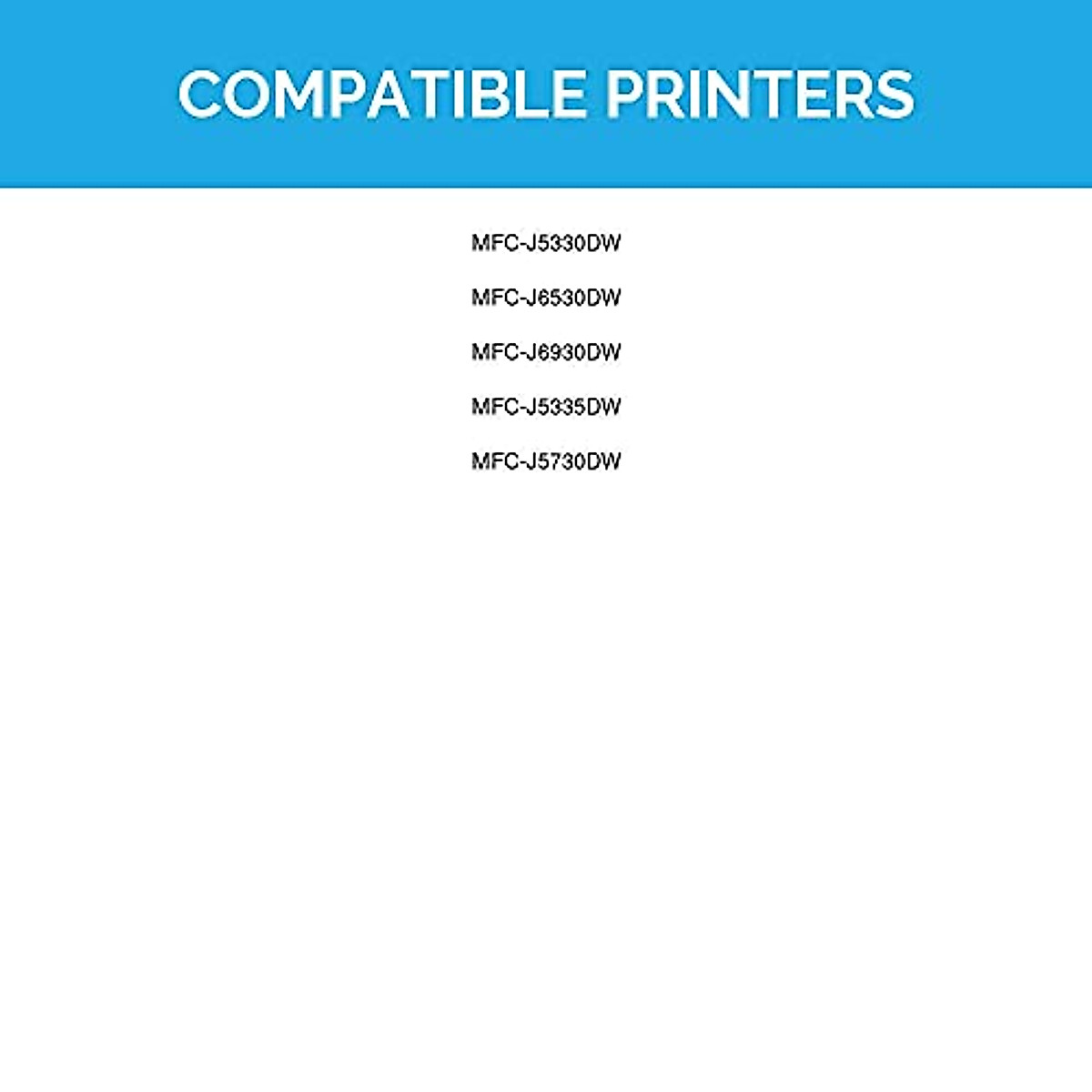 LD Compatible Ink Cartridge Replacement for Brother LC3017C High Yield (Cyan)