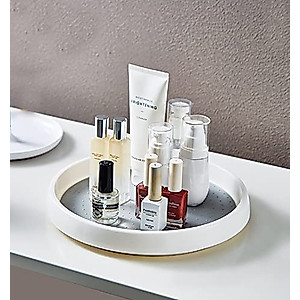 4 Pack Lazy Susan Turntable, 10 Inch Non-Slip Lazy Susan Cabinet Organizer, Rotating Spice Rack for Cabinet, Pantry, Countertop, Fridge, Vanity, Bathroom