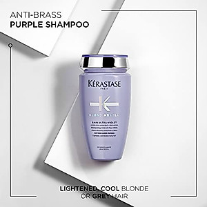 Kerastase | Blond Absolu Ultra-Violet Purple Shampoo & Conditioner | For Lightened, Highlighted and Grey Hair | Neutralizes Brassy and Yellow Undertones | Hydrates and Protects | With Hyaluronic Acid