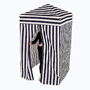Impact 4'x4' Pop up Changing Dressing Room, Black and White