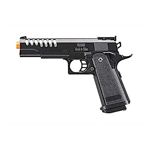 2011 Alloy Series Spring Airsoft Pistol w/Wavey Stippling (Color: Black)