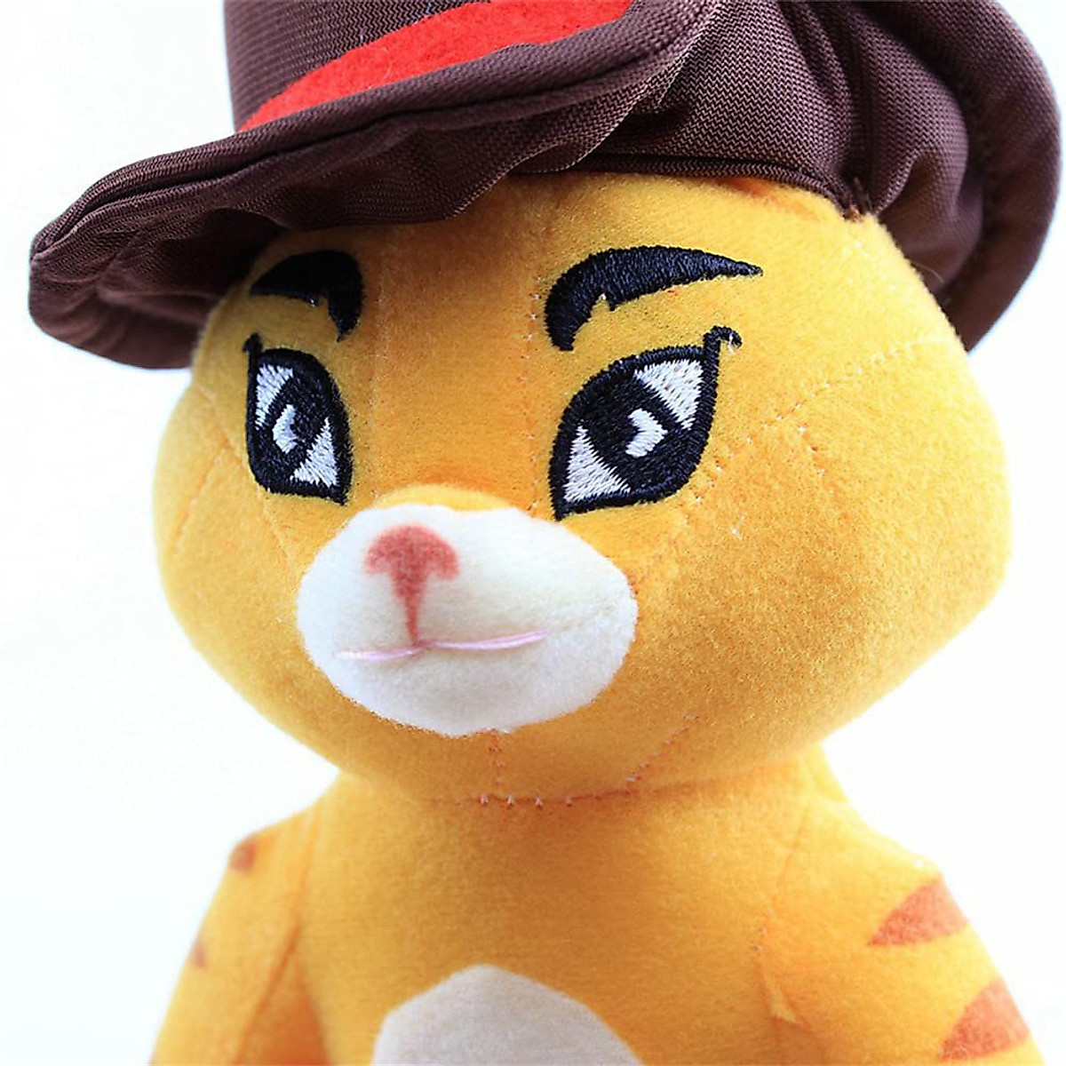 SecretCastle Yellow Cat Plush Toys Soft Paws Plush Toy 14'' for Family Friends (Yellow)