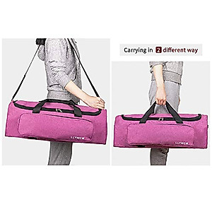 LLYWCM Lightweight Carrying Bag Compatible with Cricut Explore Air Cricut Maker Cricut Explore Air 2, Foldable Travel Tote Case for Die-Cut Machines Accessories and Supplies (Pink)
