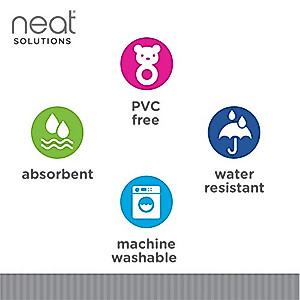 Neat Solutions Water Resistant Bib Set, 10 count, Girl