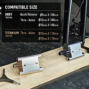 ONIPAX Triangle Bike Fork Mount Hitch Rack ; for 15mmx110mm, 12mmx110mm, 9mm x110mm