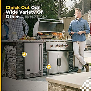 Coyote Grill Cover, Compatible with Coyote 34” Built in Grills - CCVR3-BI