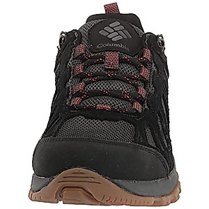 Columbia Mens Redmond Iii Waterproof Hiking Shoe, Dark Grey/Black, 9.5 US