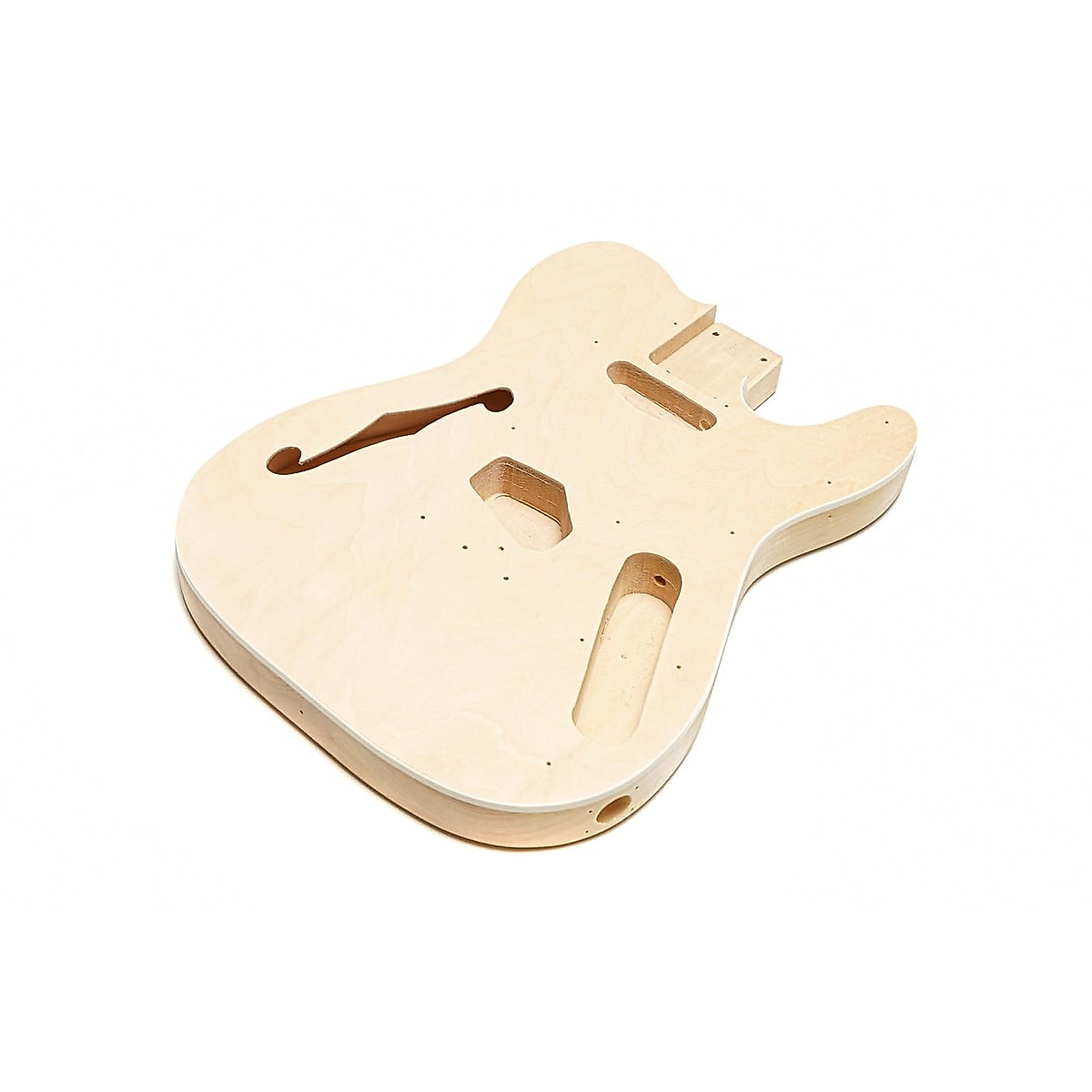 Solo TCK-100 DIY Semi Hollow Electric Guitar Kit With Maple Top