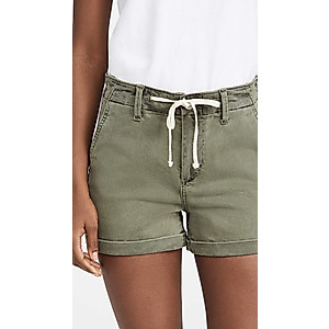 PAIGE Women's Christy Shorts, Vintage Ivy Green, 26