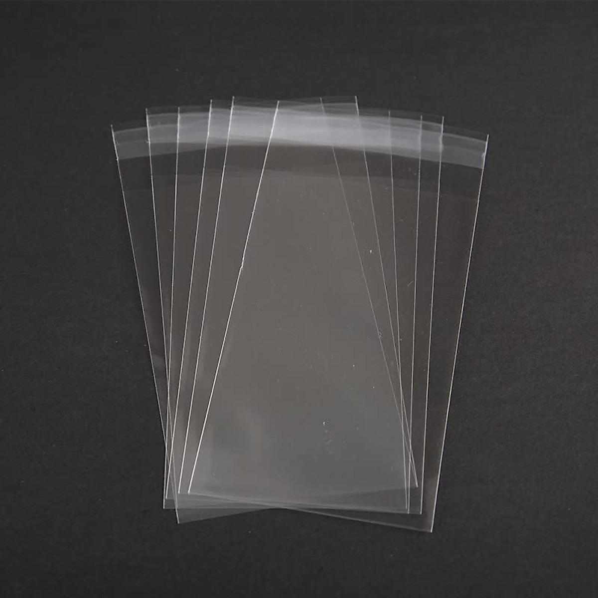 FgfAk 200 Pcs 5x7 Inches Clear Resealable Cello/Cellophane Treat Bags Good for Pastry,Bakery,Cookie, Soap,Candy and Dessert