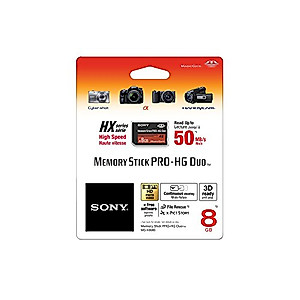 Sony 8 GB PRO-HG Duo HX Memory Stick MSHX8B (Black)