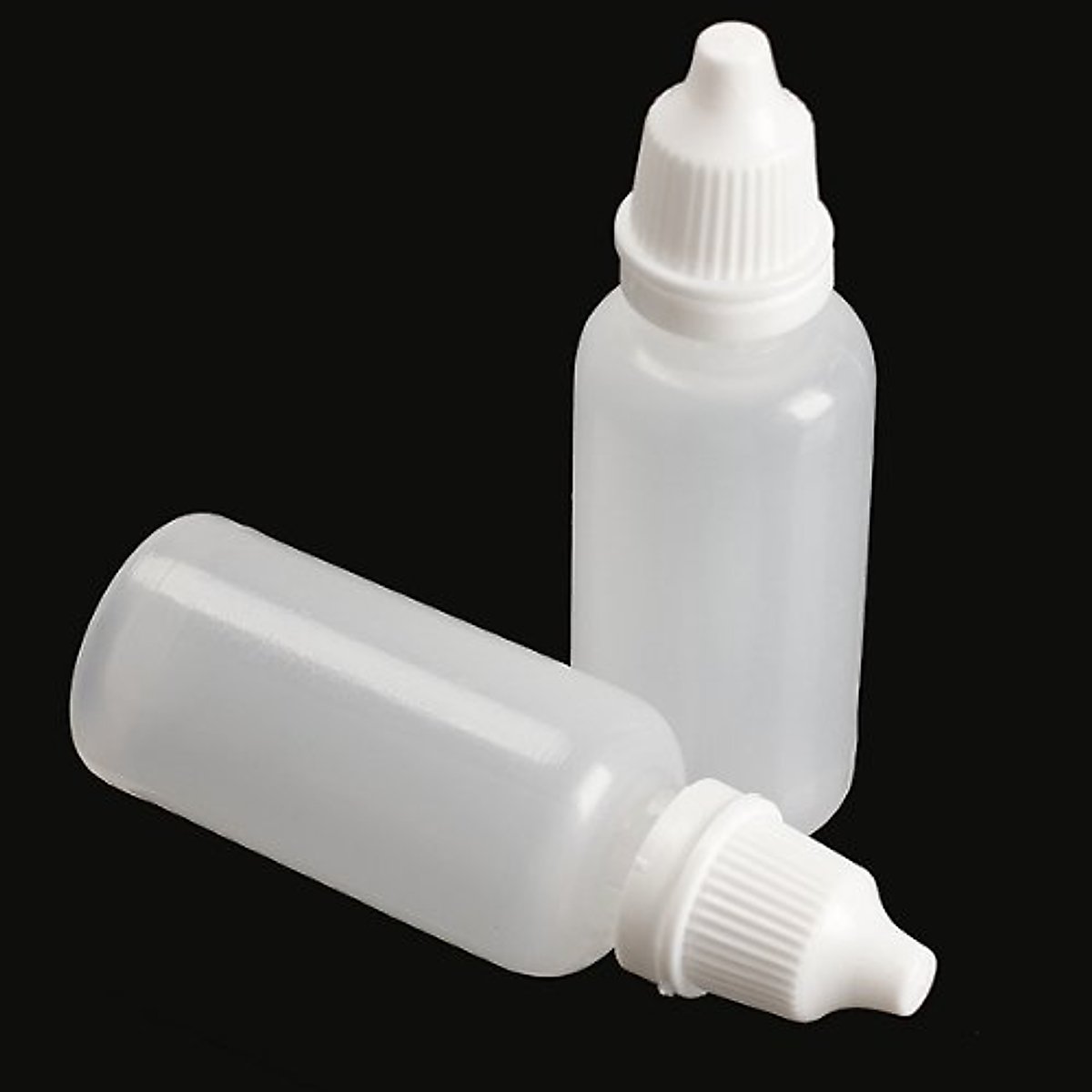 ericotry 50 Pcs 20ml Empty Plastic Squeezable Dropper Bottles Dropping Bottles Dropper Vials Plug Can Removable the Lip Can Be Screwed On