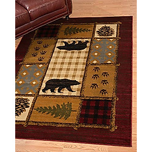 United Weavers of America Affinity Lodge Moaic 5'3" x 7'2" Rug, Multi