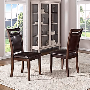 Lexicon Fontanelle Dining Chair (Set of 2), Dark Cherry