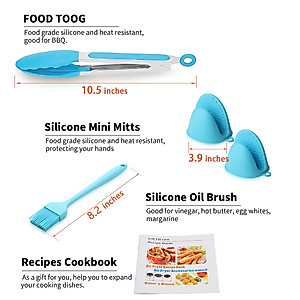 Air Fryer Accessories 12PCS for Gowise Gourmia Ultrean Ninja COSORI Power XL Air Fryer Fit all 5.3QT - 8QT Power Deep Hot Air Fryer