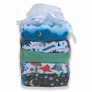 Thirsties Snap Pocket Cloth Diaper Package, Bundle of Adventure (Pack of 5)